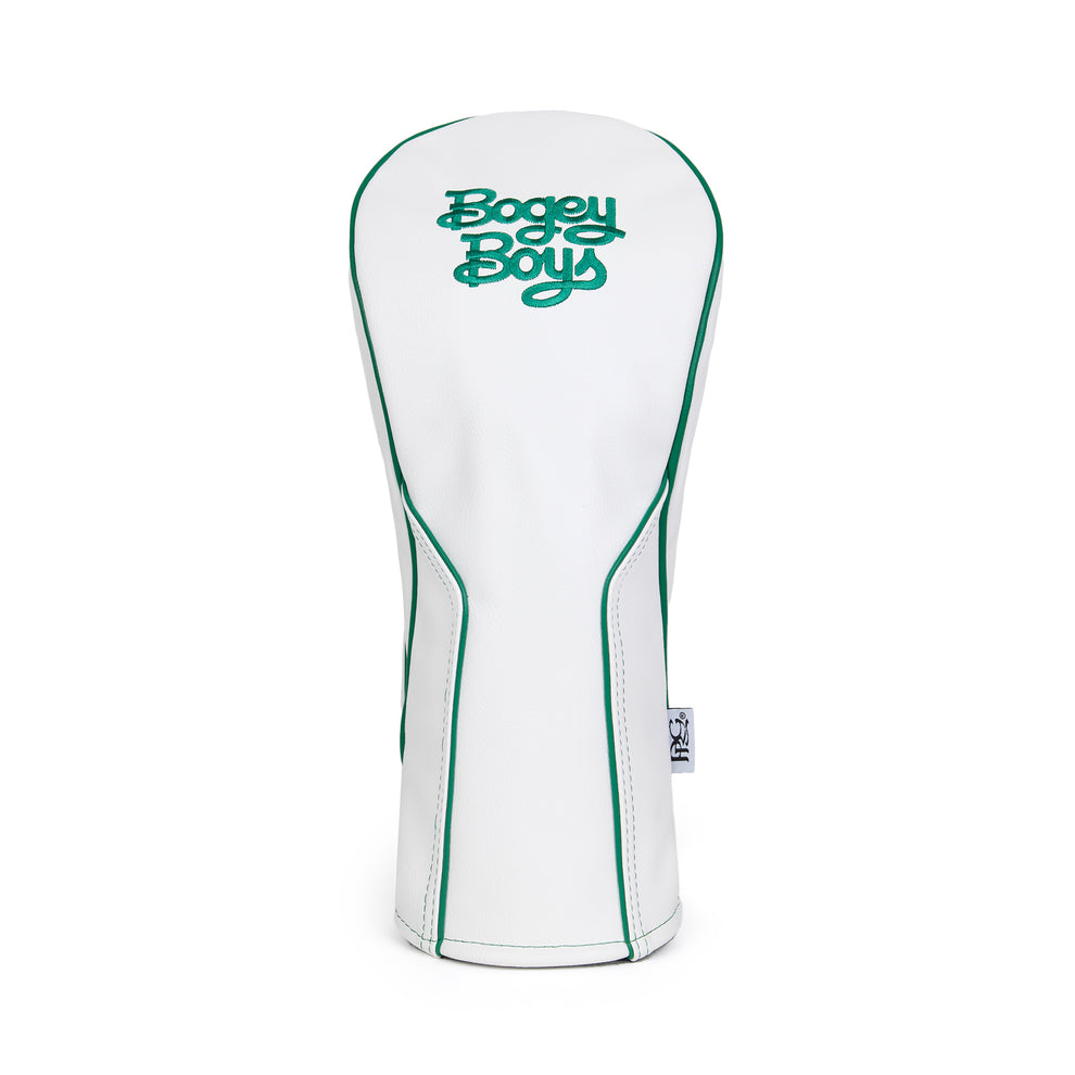 BB Stacked Logo Head Covers - White – Bogey Boys